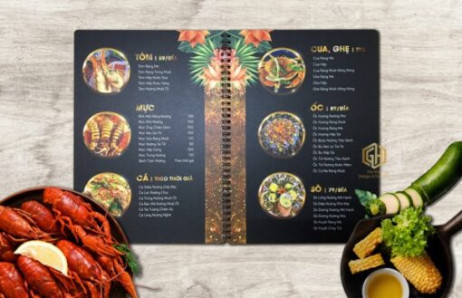 50+ Bộ Thiết Kế Menu Hải Sản Đẹp Mắt Nhất