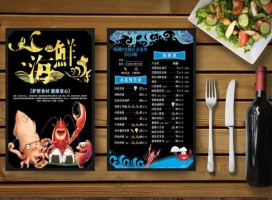50+ Bộ Thiết Kế Menu Hải Sản Đẹp Mắt Nhất