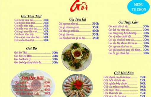 50+ Bộ Thiết Kế Menu Hải Sản Đẹp Mắt Nhất