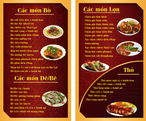 Top 100+ Mẫu Menu Đẹp Ấn Tượng Cho Nhiều Ngành Nghề