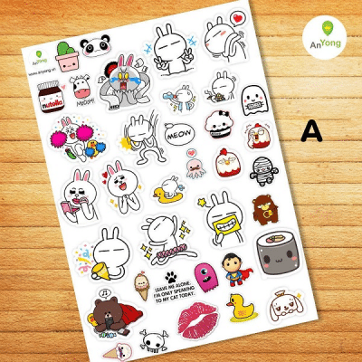 Top 50+ Mẫu Sticker Đẹp, Cute Để In Dán Mọi thứ
