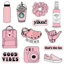 Top 50+ Mẫu Sticker Đẹp, Cute Để In Dán Mọi thứ