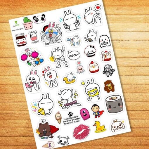 Top 50+ Mẫu Sticker Đẹp, Cute Để In Dán Mọi thứ