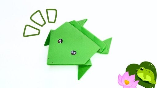 Cách Gấp Con Ếch Nhảy Cao Bằng Giấy A4 Đơn Giản