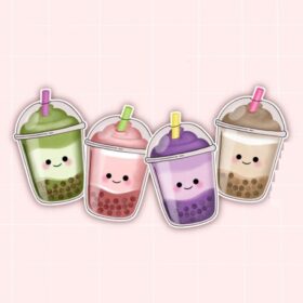 101+ Mẫu Sticker Trà Sữa Cute, Đáng Yêu Và Link Tải File Miễn Phí - In ...